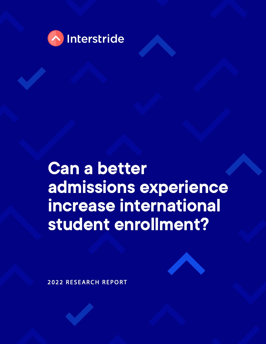 Can a better admissions experience increase international student enrollment? | Interstride
